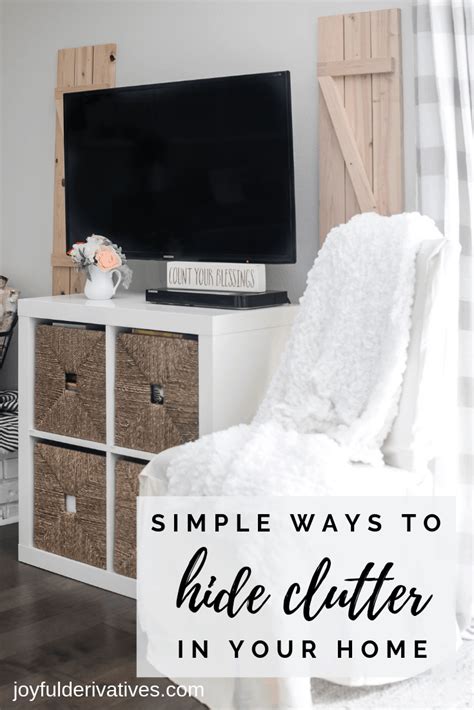 How To Hide Clutter In Your Home Joyful Derivatives