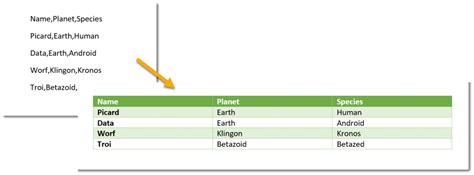 Word Convert Text To Table Or Table To Text In Clicks Office Bytes