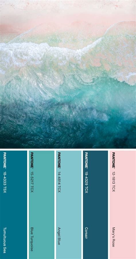 Pantone Color Palette Pantone Color Palette Ocean Color Palette