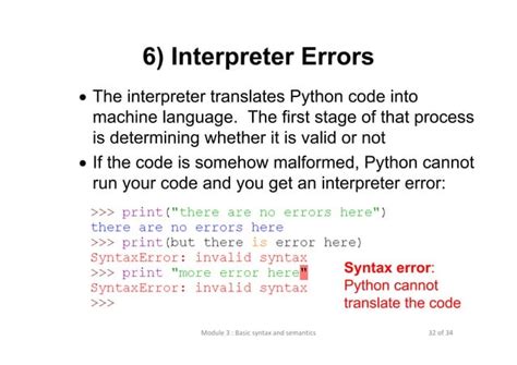 Lecture 3 Basic Syntax And Semantics Ppt