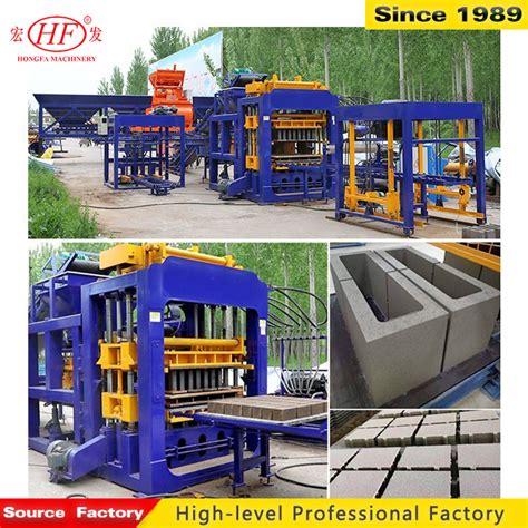 Famous Brand Qt12 15 Full Automatic Hollow Cement Brick Block Making