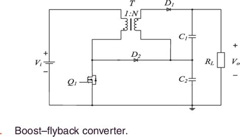 Figure 1 From A Hybrid Boostflybackflyback Microinverter For Photovoltaic Applications
