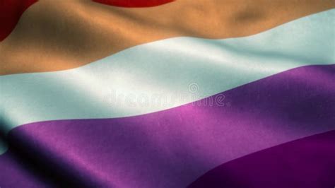 The Rainbow Flag Lgbt Pride Flag Or Gay Pride Flag Waving At Wind