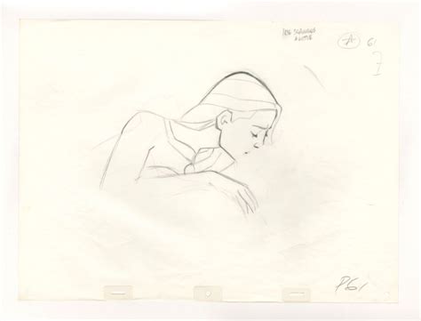 Pocahontas Kiss Rough Production Drawing Id May23178 Van Eaton