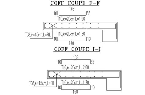 Steel Formwork Girder Beam Line Plan Details In 2d Design Drawing And Mention Details Thickness