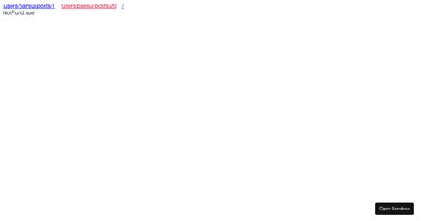 Route Params Vue Router 4 Examples Forked Codesandbox