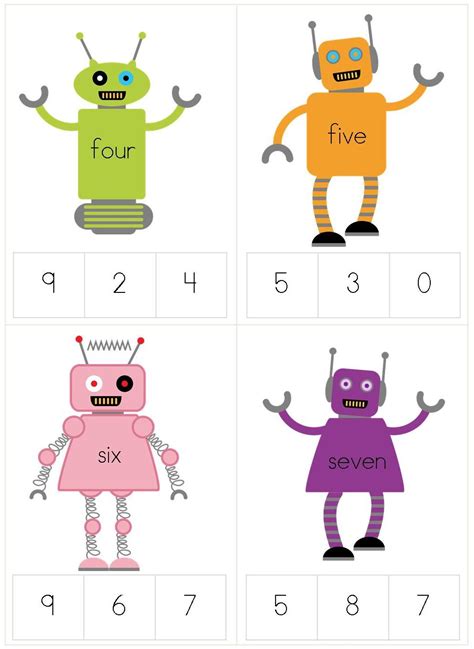 Robot Preschool Pack
