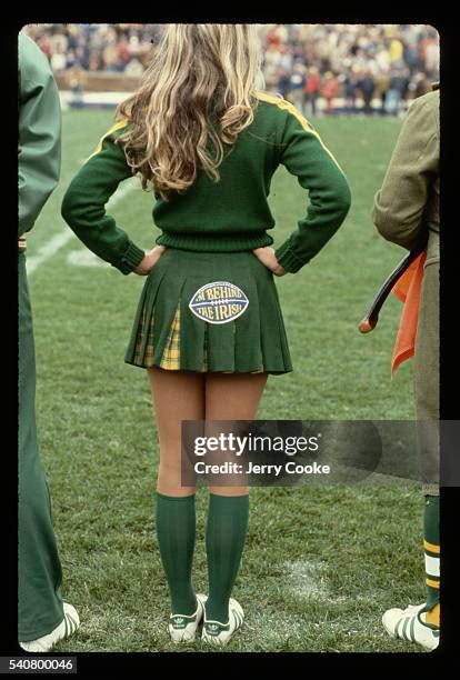 Notre Dame Cheerleaders Photos And Premium High Res Pictures Getty Images
