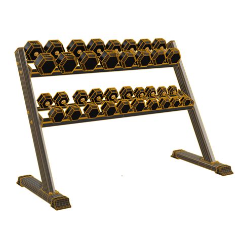 Dumbbell Rack 3d Model • Imeshh