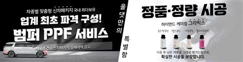 카니발 신차패키지