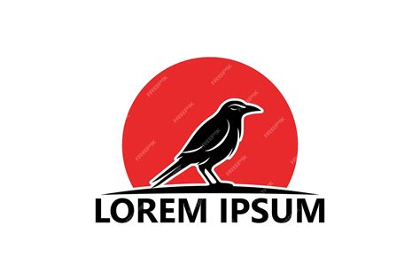 Premium Vector Crow Logo Template Design Vector