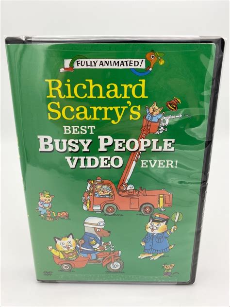 Richard Scarrys Best Busy People Video Ever Dvd 2002 74645130293 Ebay