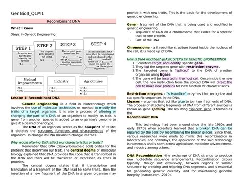 gen bio ii lec q1m1 gen bio ii lec q1m1 lecture notes about