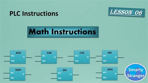 Types Of Plc Instructions Math Instructions Lesson 06 Youtube