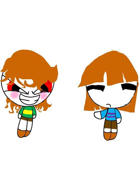 Chara And Frisk Ppg Base Undertale Amino