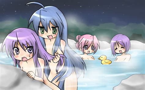 Masayu Hiiragi Kagami Hiiragi Tsukasa Izumi Konata Takara Miyuki Lucky Star 00s 4girls