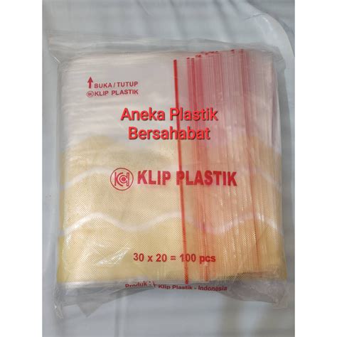 Jual Plastik Klip 20x30 Plastik Baju Plastik Zipper MERK KLIP