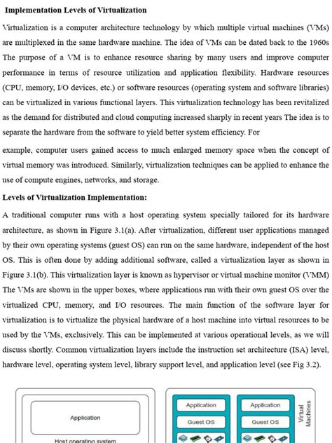 Implementation Levels Of Virtualization Pdf