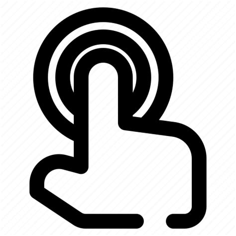 hand cursor disable click finger icon download on iconfinder