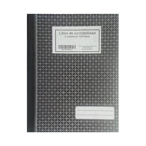 Libro De Contabilidad 3 Columnas 100 Folios Megabyte Papelería Ca
