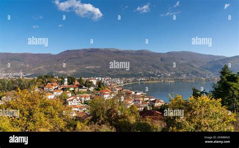 Ohrid North Macedonia 1 November 2022 View Of The Old Town Of
