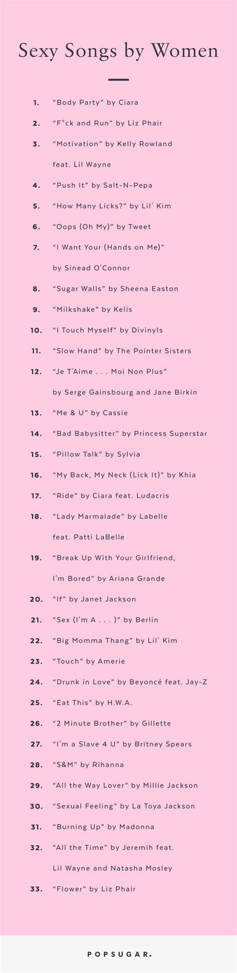 Sexually Explicit Songs By Women POPSUGAR Love Sex Photo 36