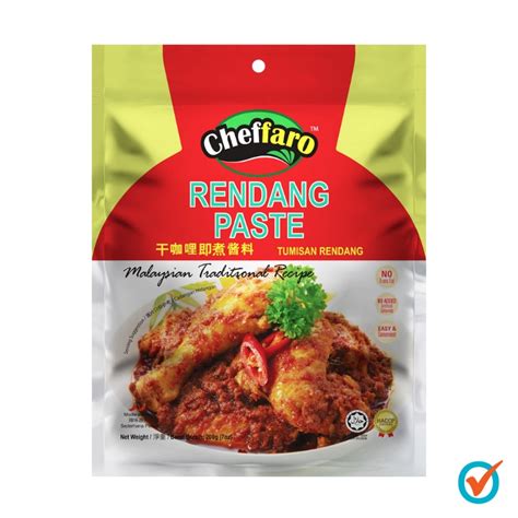 Cheffaro Rendang Chicken Paste 200g Shopee Malaysia