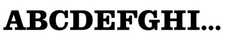 Clarendon Lt Extra Bold Font What Font Is