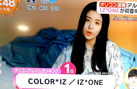 【izone】1112付オリコン週間アルバムランキングで初登場1位を獲得！「めざましテレビ」がエンタメコーナーの速報で伝える ~ All