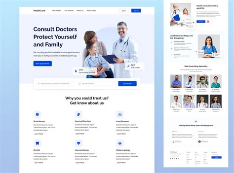 Medical Website Ui Design By Jewel Rana On Dribbble
