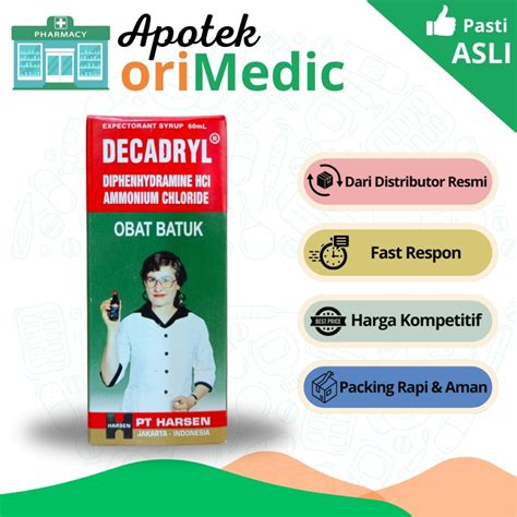 Jual Decadryl Ekspektoran Sirup 60 Ml Shopee Indonesia