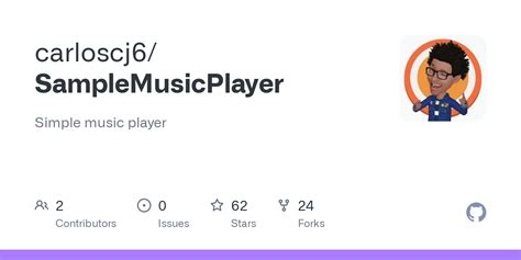 GitHub Carloscj SampleMusicPlayer Simple Music Player