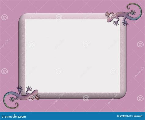 Gecko Frame Stock Illustration Illustration Of Framed 29440172