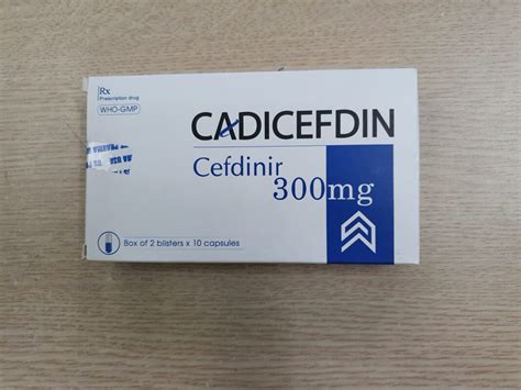 Cefdinir 300 Mg 01 Box 2 Blisters 20 Tablets Good Luck And Stay