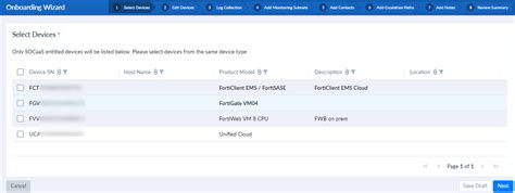 Onboarding Fortigate Or Forticlient Ems Devices Socaas 24 4 C