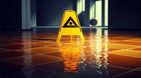 3d 흰색 주의 젖은 바닥 경고 표시 미끄러운 젖은 바닥 지침 배경 일러스트 및 사진 무료 다운로드 Pngtree