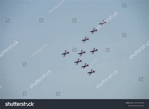 Torre Del Swiss Turboprop Aerobatic Team Stock Photo 2214238705