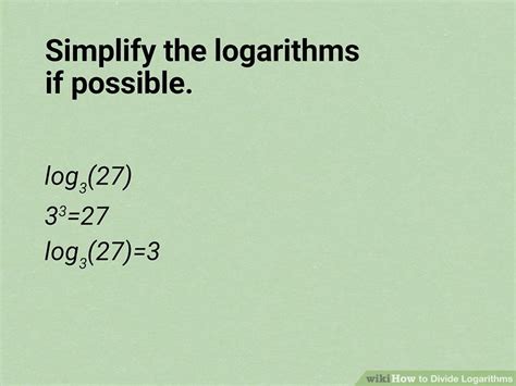 How To Divide Logarithms 11 Steps With Pictures Wikihow