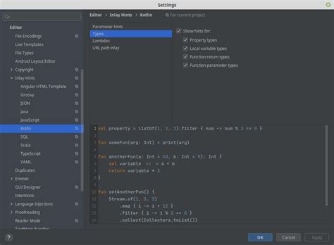 Intellij Idea How Do I Activate Type Annotations Hints In Kotlin Like Depicted Stack Overflow