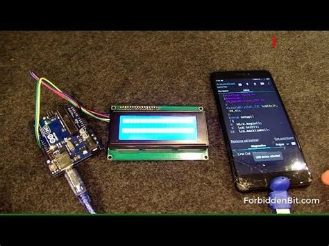 Programación de Arduino con el móvil Teléfono móvil de Arduino