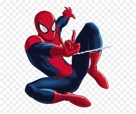 Spider Man Shooting Web Cartoon Hd Png Download Vhv