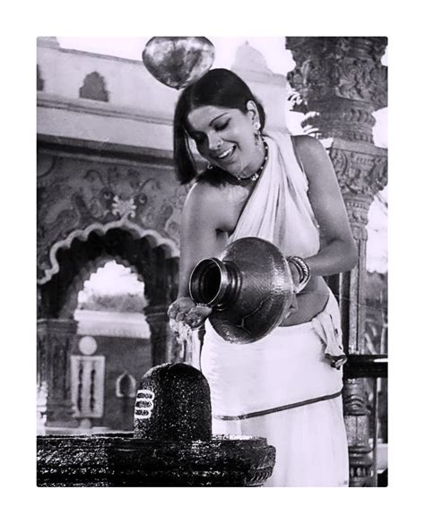 Rare Photo Of Zeenat Aman In Satyam Shivam Sundaram 1978