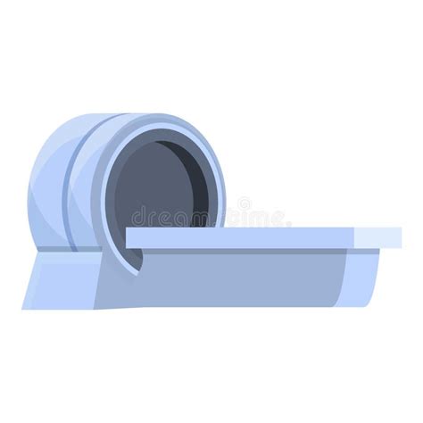 Omlijnde Vector Van Het Magnetische Tomografiepictogram Mri Scan