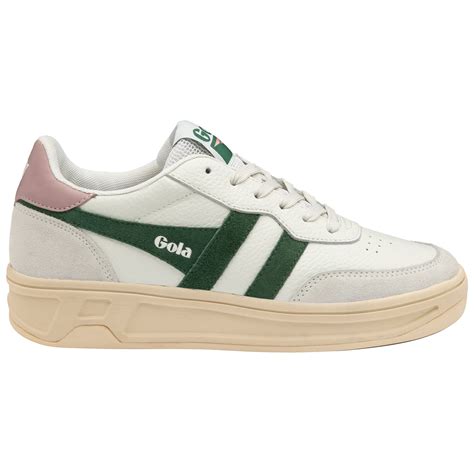 Buy Gola womens Topspin trainers in white/evergreen online at gola
