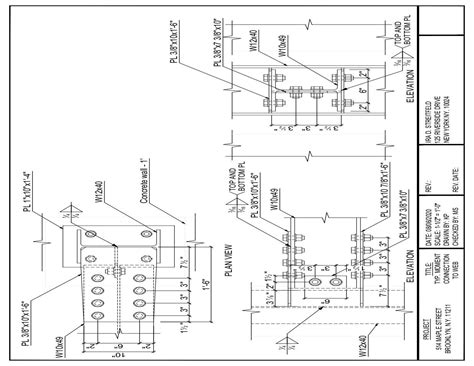 Steel Shop Drawings Outsourced Drafting Draftermax Brooklyn