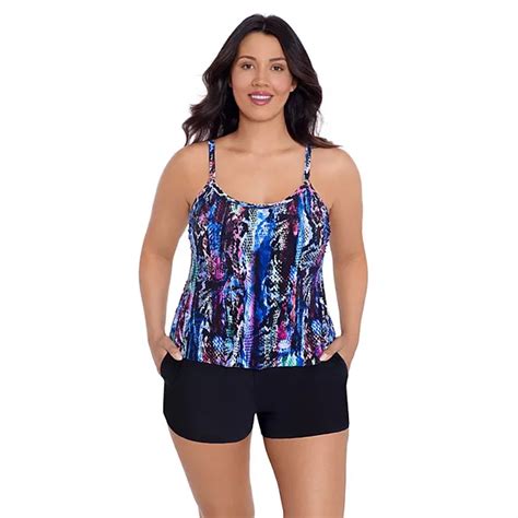 Womens Trimshaper Farrah Romper Swimsuit