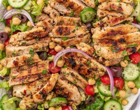 Grilled Mediterranean Chicken Salad Best Cooking Recipes In The World