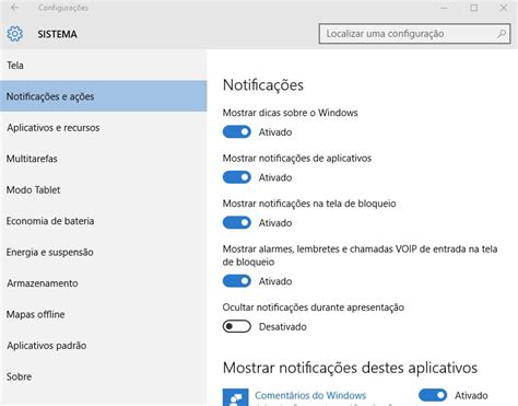 Gerenciar As Notificações No Windows 10