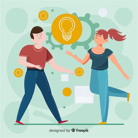 Free Vector Landing Page Brainstorming Concept