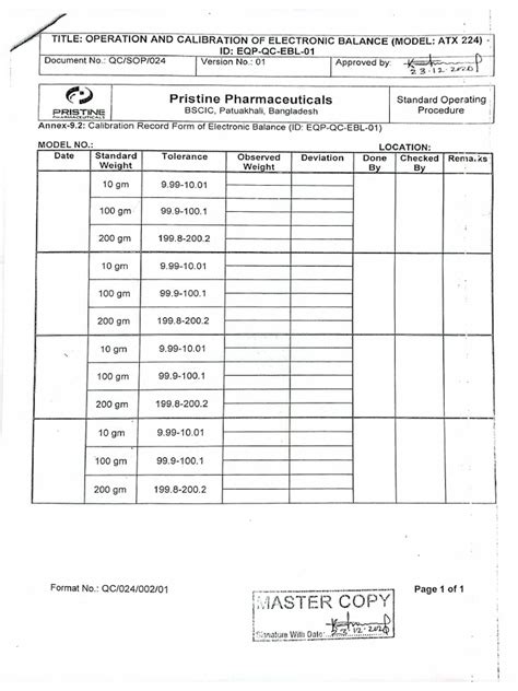 Balance Accuracy From Pdf